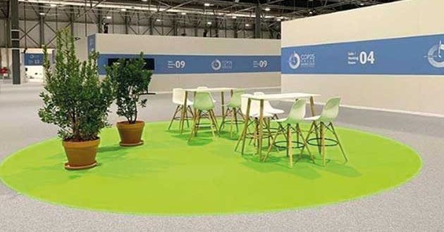 UN Climate Conference using recyclable BIG Rewind carpet