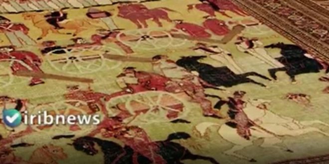 World’s biggest pictorial carpet pops up in Tehran - biggest pictorial ...