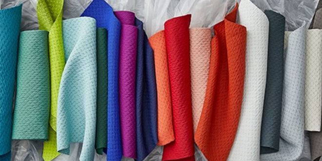 Textile made from ocean waste intro under Duvaltex Steelcase partnership
