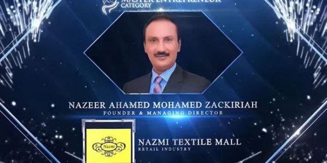 Brunei's Nazmi Textile Mall founder wins Master Entrepreneur Award