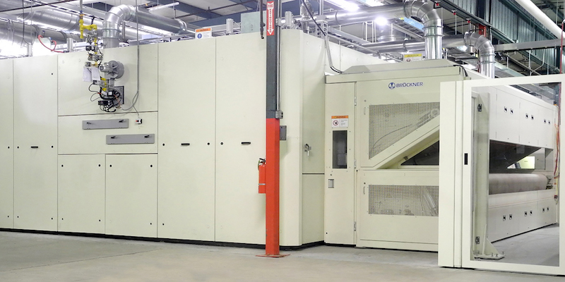 BRÜCKNER presents a wide for the nonwovens industry at IDEA