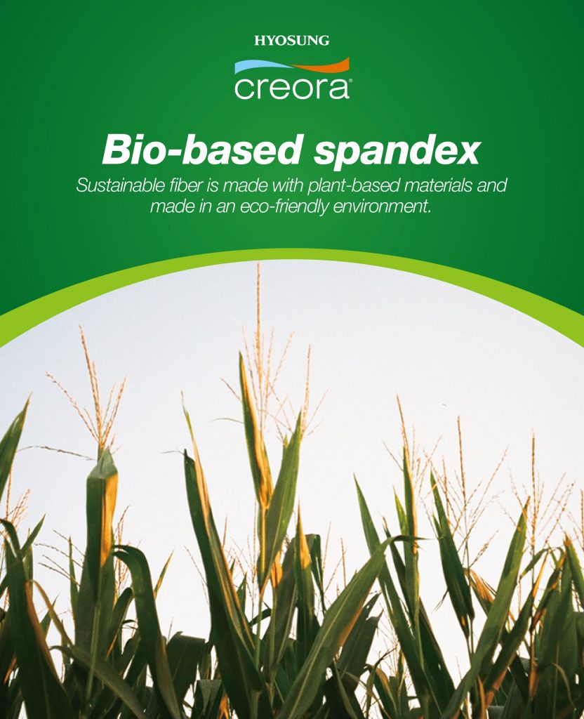 Hyosung creora® bio-based Spandex Receives First Global SGS