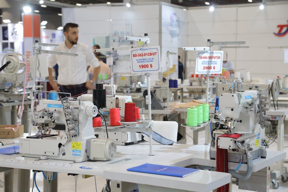 The garment machinery industry met with a record number visitors