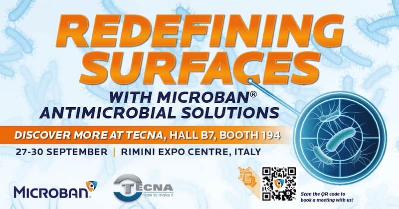 Microban® showcase innovative antimicrobial solutions for surfaces