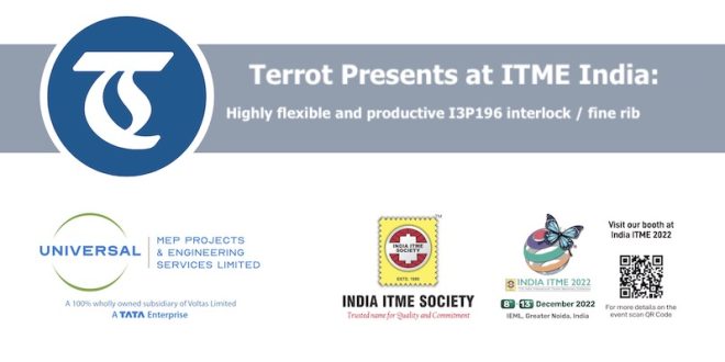 Terrot Will Exhibit a Highly Flexible and Productive I3P196 knitting ...