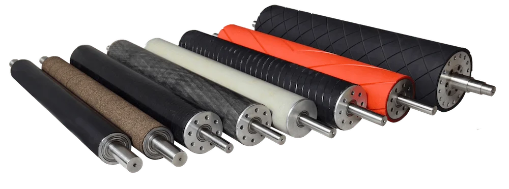 Carbon Light: Fiber Rollers Textile Industrial Applications