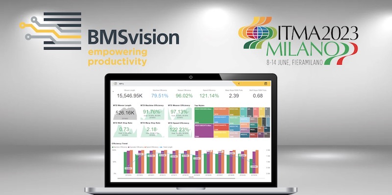 Visit BMSVISION booth @ ITMA 2023 for Empowering Productivity