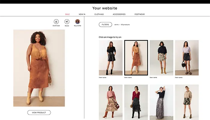 Virtual fashion try-on company launches tool to set up aI shopping