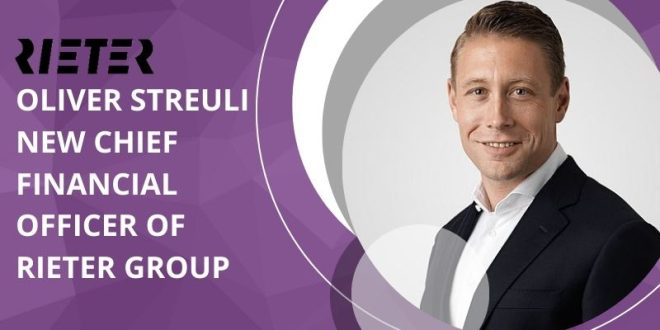Oliver Streuli New Chief Financial Officer of Rieter Group