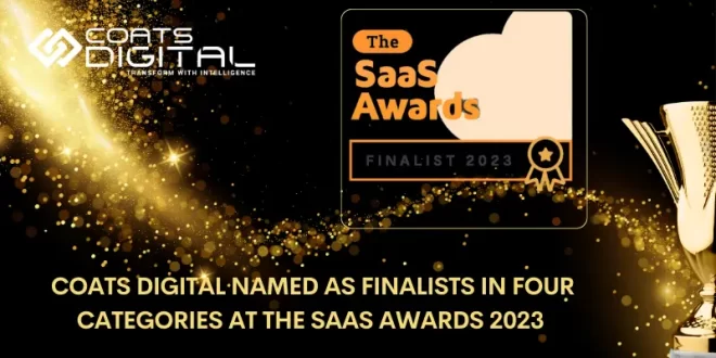 Coats Digital Named as Finalists at The SaaS Awards 2023