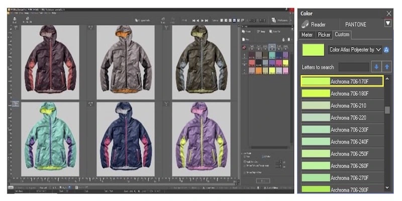 Shima Seiki Design System with Color Atlas by Archroma®