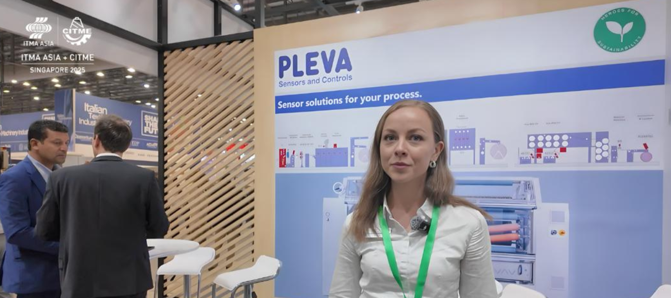 Pleva Industry 4.0 and Sustainability at ITMA Asia 2025